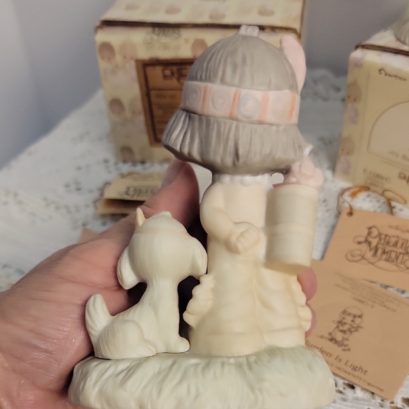 Enesco | Accents | Vintsge 978 Precious Moments Indian Boy And Girl Lot ...